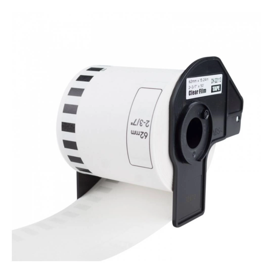 Taśma Brother DK-22113 folia 62mm x 15.24m do drukarki etykiet QL ...